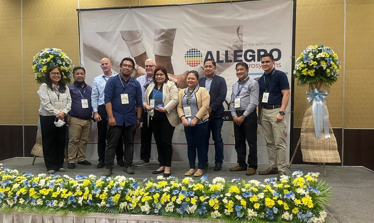 Top supplier at the Allegro MicroSystems Supplier Day 2022 - Technoprobe